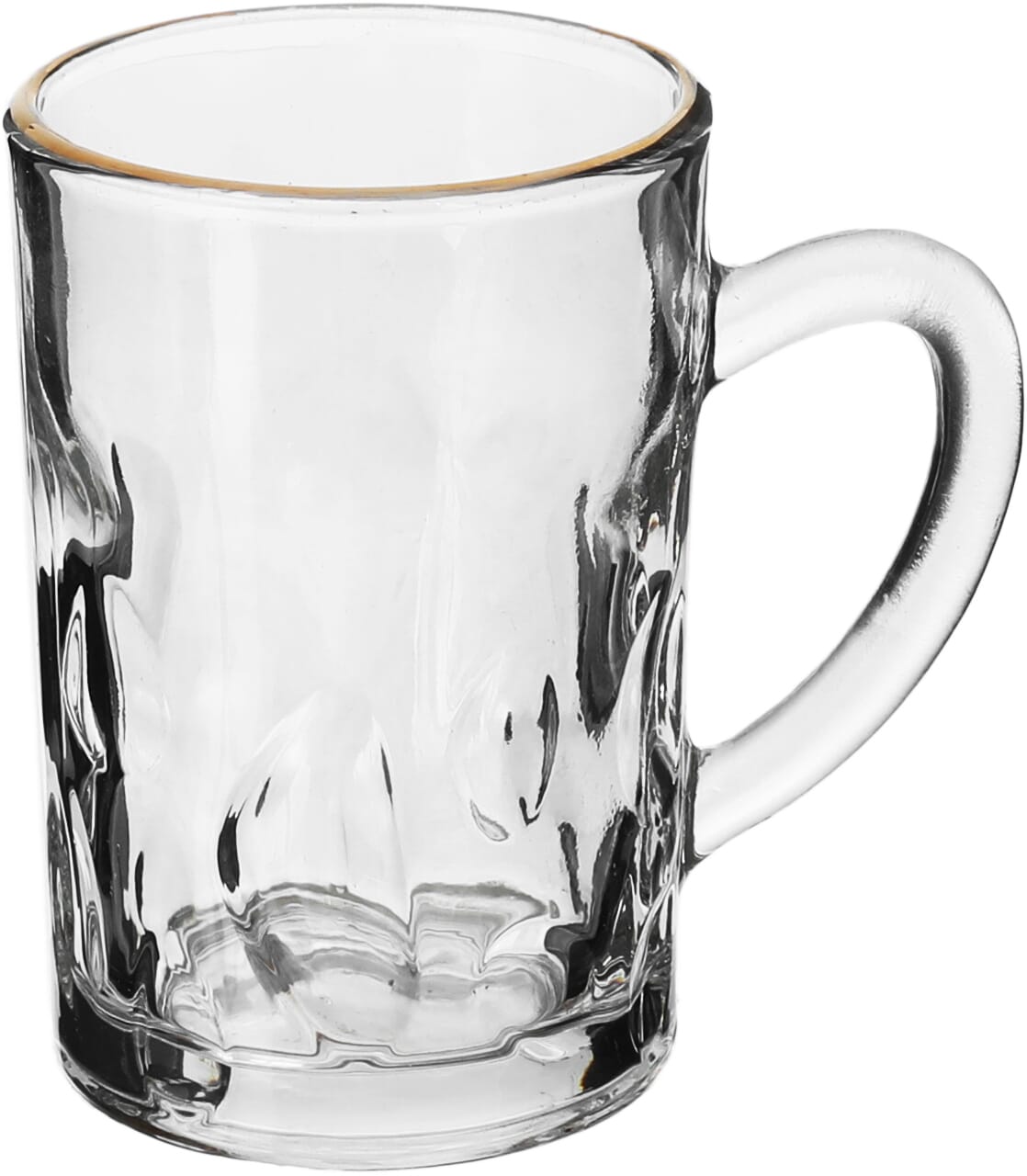 Al Saif Gallery glass tea set, 6 pieces - clear