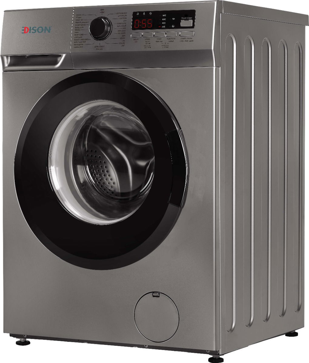Edison EDSF08 Automatic Washing Machine, 8 kg, 1400 RPM, Front Load ...