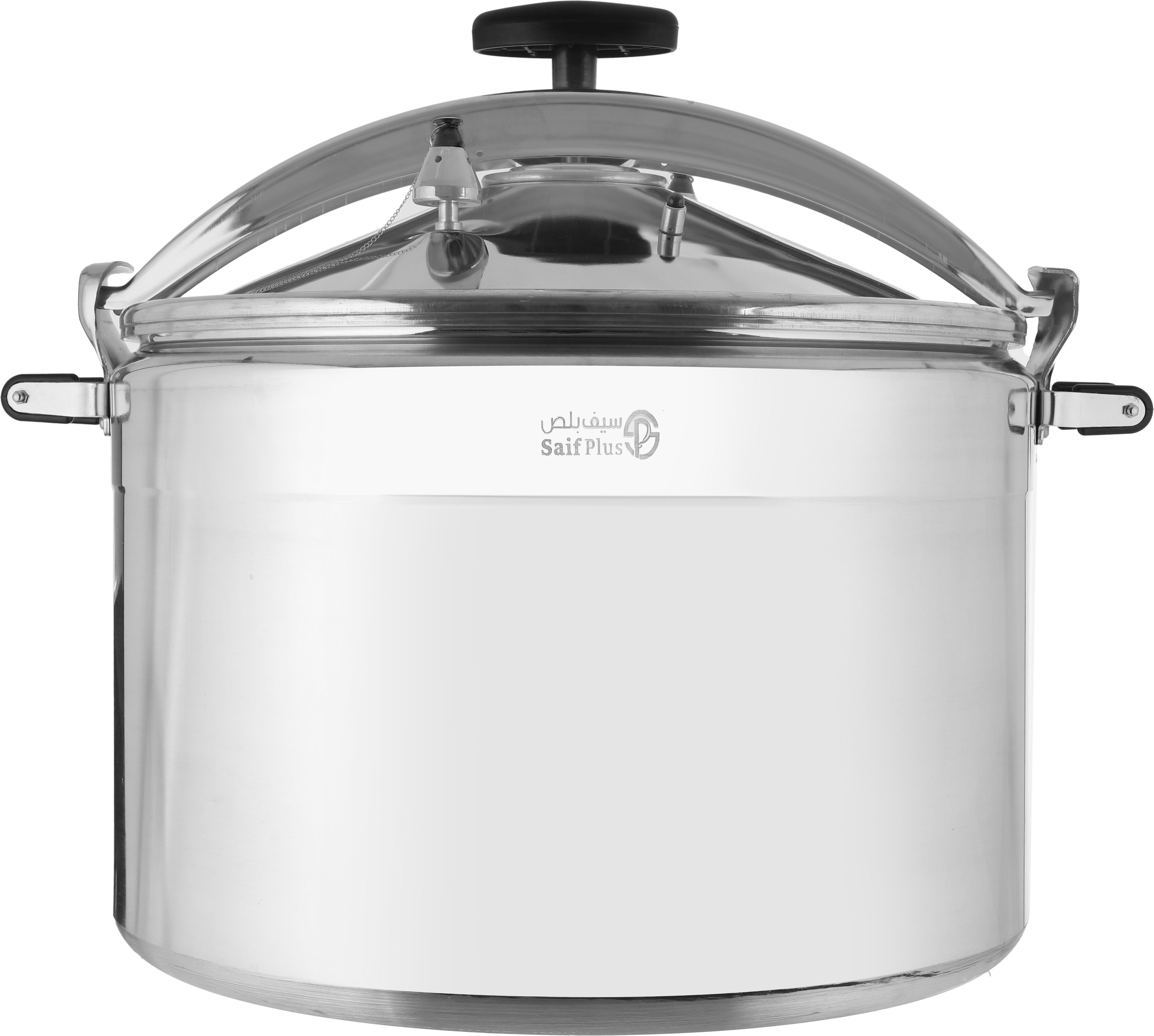 Al Saif Plus Aluminum Pressure Cooker, 150 Liters - Silver