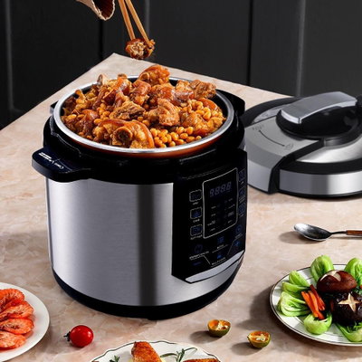 Winning Star Electric Pressure Cooker, 6 Liters, 1000 Watts, 14 ...