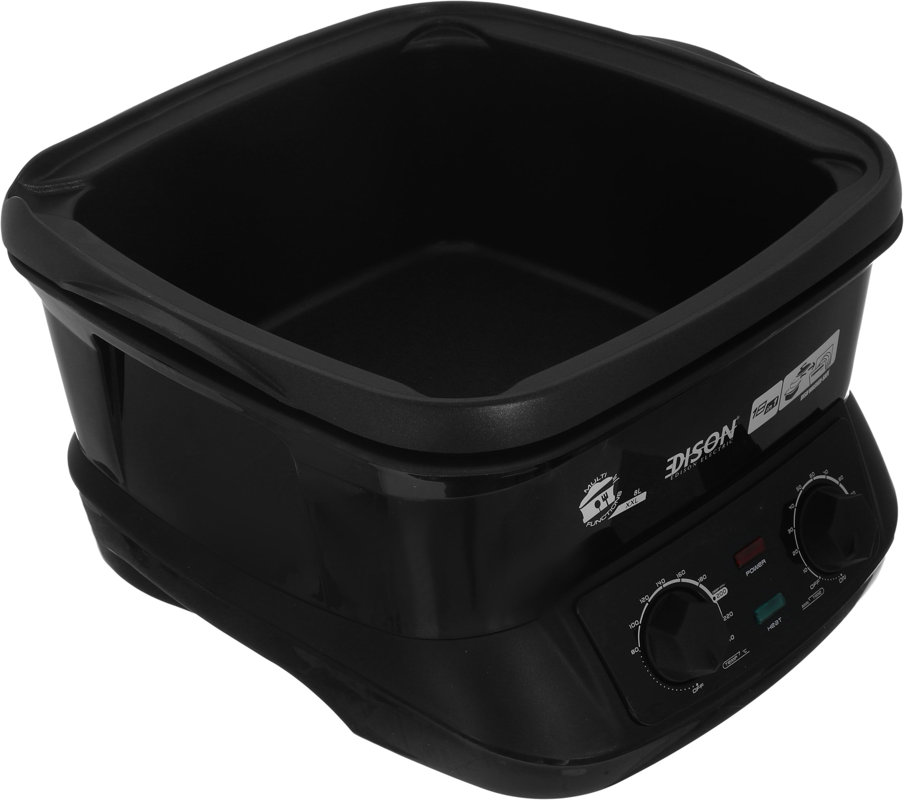 جهاز طبخ متعدد الوظائف إديسون، 1800 واط، 18 وظيفة - اسود