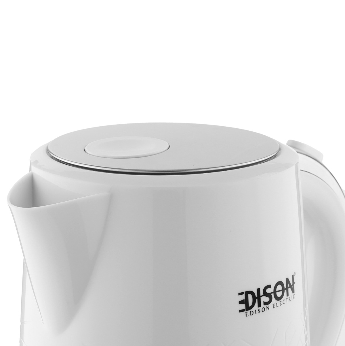 Edison Electric Kettle, 1850-2200 Watts, 1.7 Liters, KE01316-CB - White