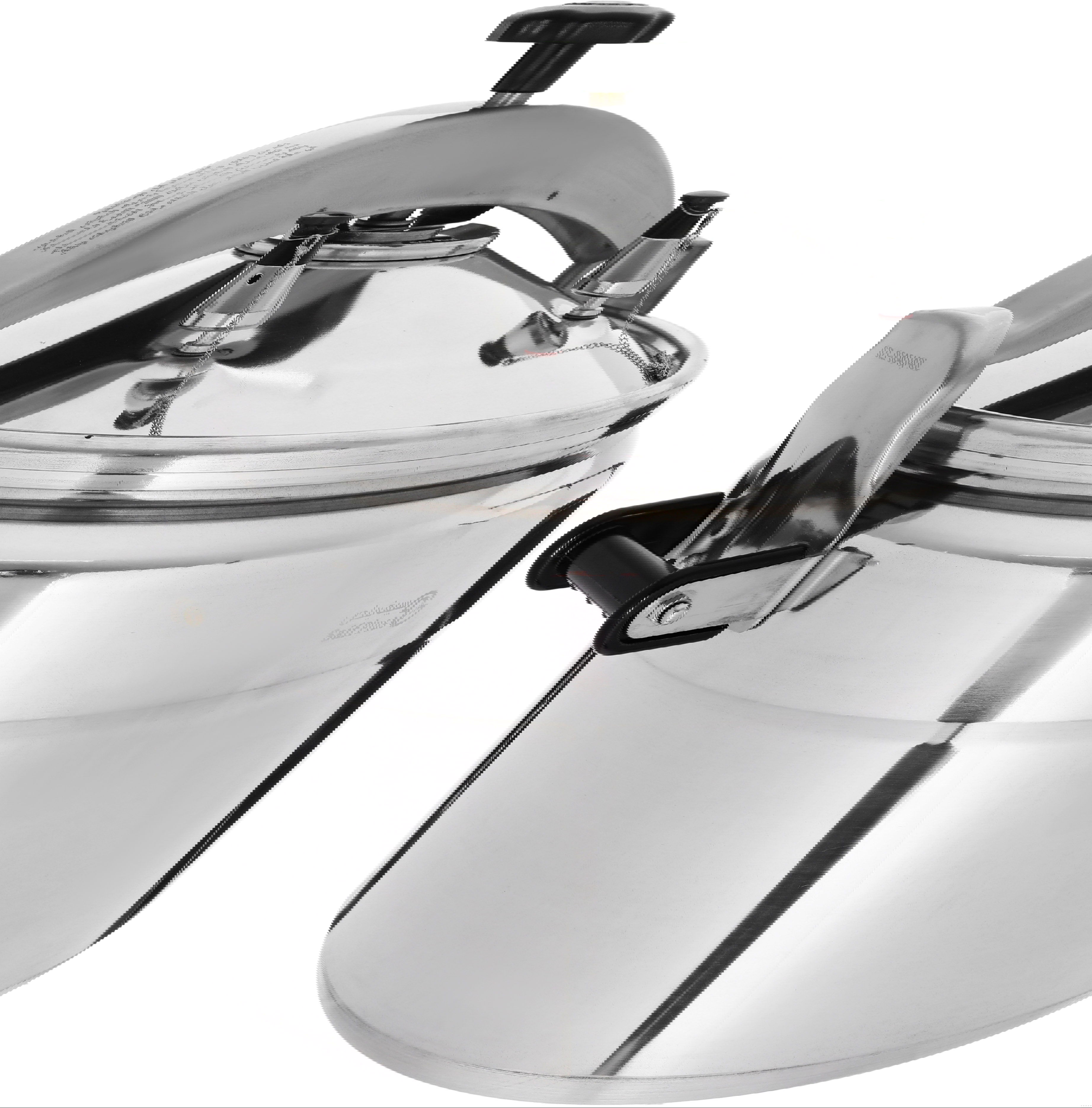 Alsaif Plus Aluminum Pressure Cooker, 40 litres, 43 cm - Silver