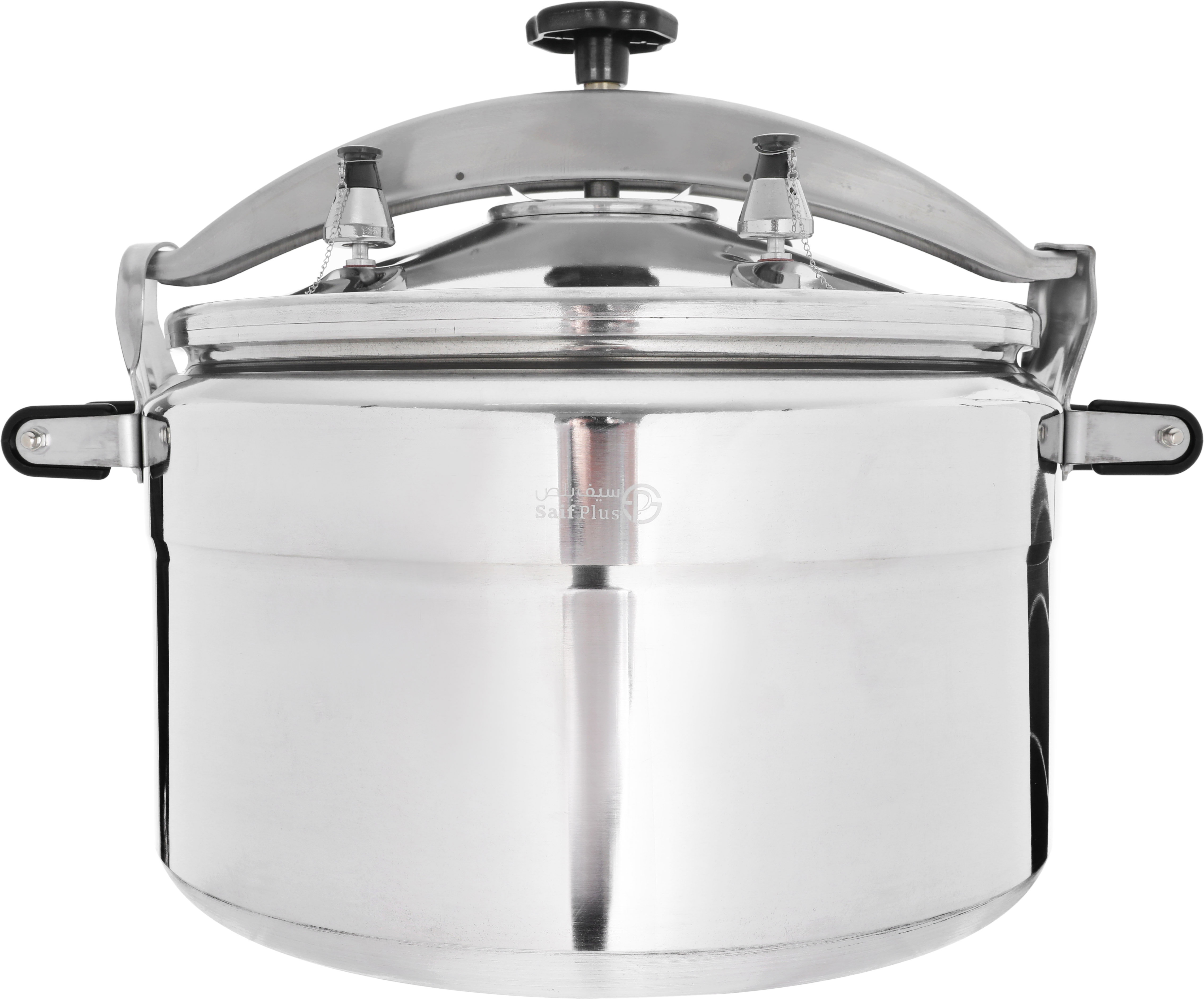 Alsaif Plus Aluminum Pressure Cooker, 40 litres, 43 cm - Silver